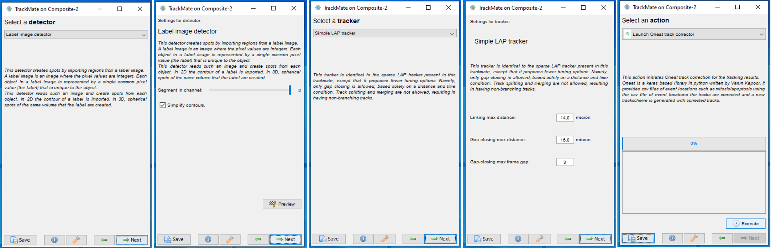 TrackMate-Oneat: Auto Track correction using deep learning networks ...