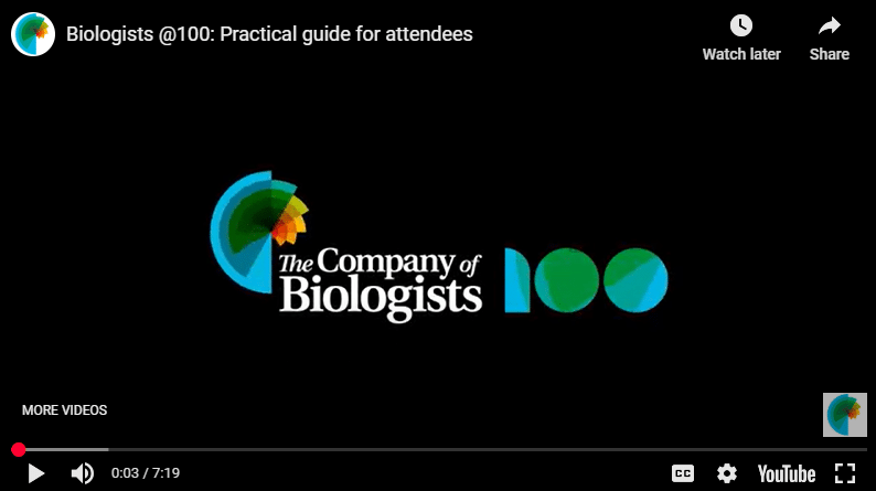 Biologists @ 100 video guide - FocalPlane